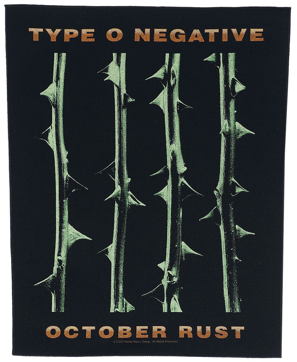October Rust | Type O Negative Backpatch | EMP