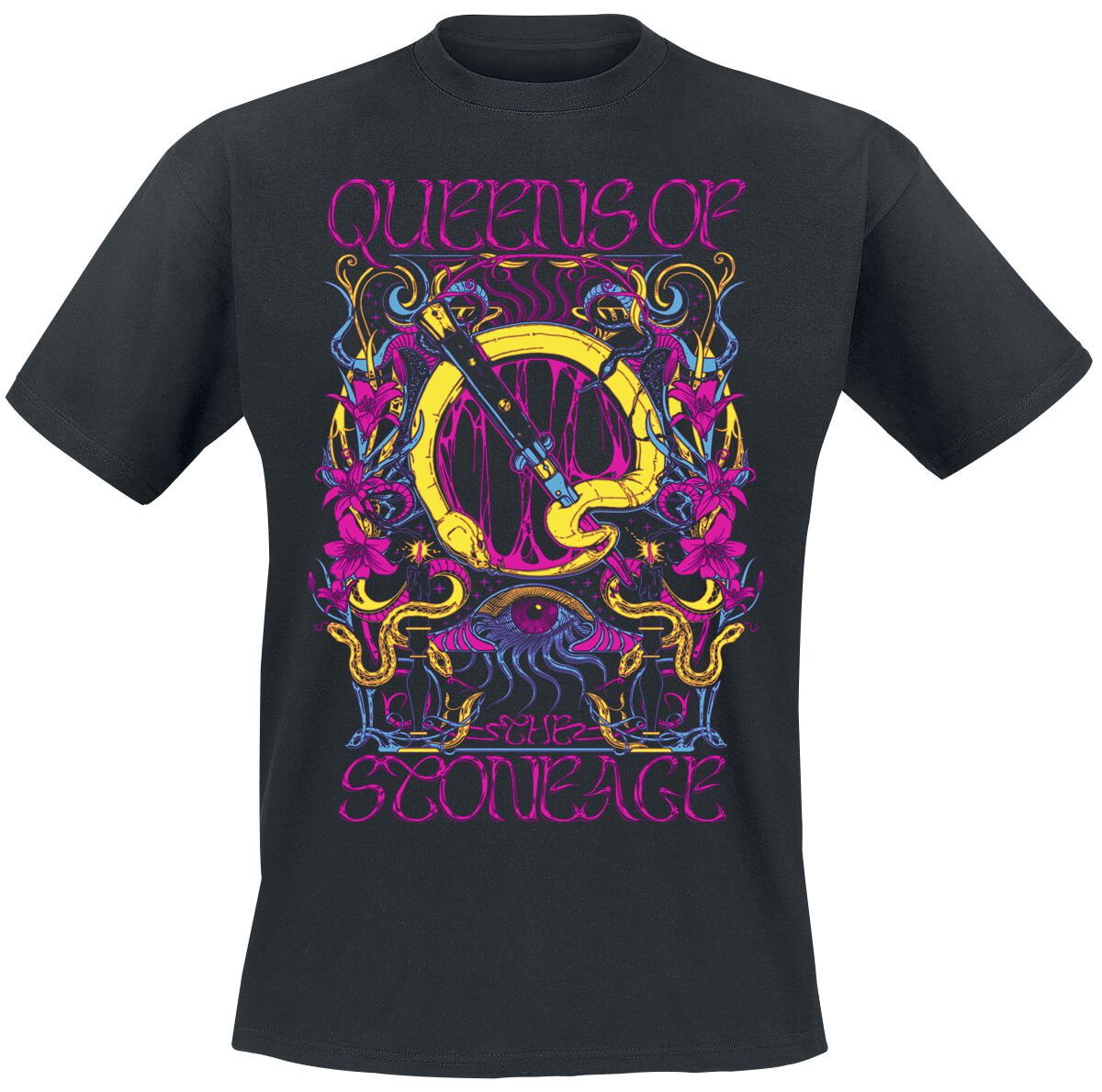 In Times New Roman - Neon Sacrilege | Queens Of The Stone Age T-Shirt | EMP