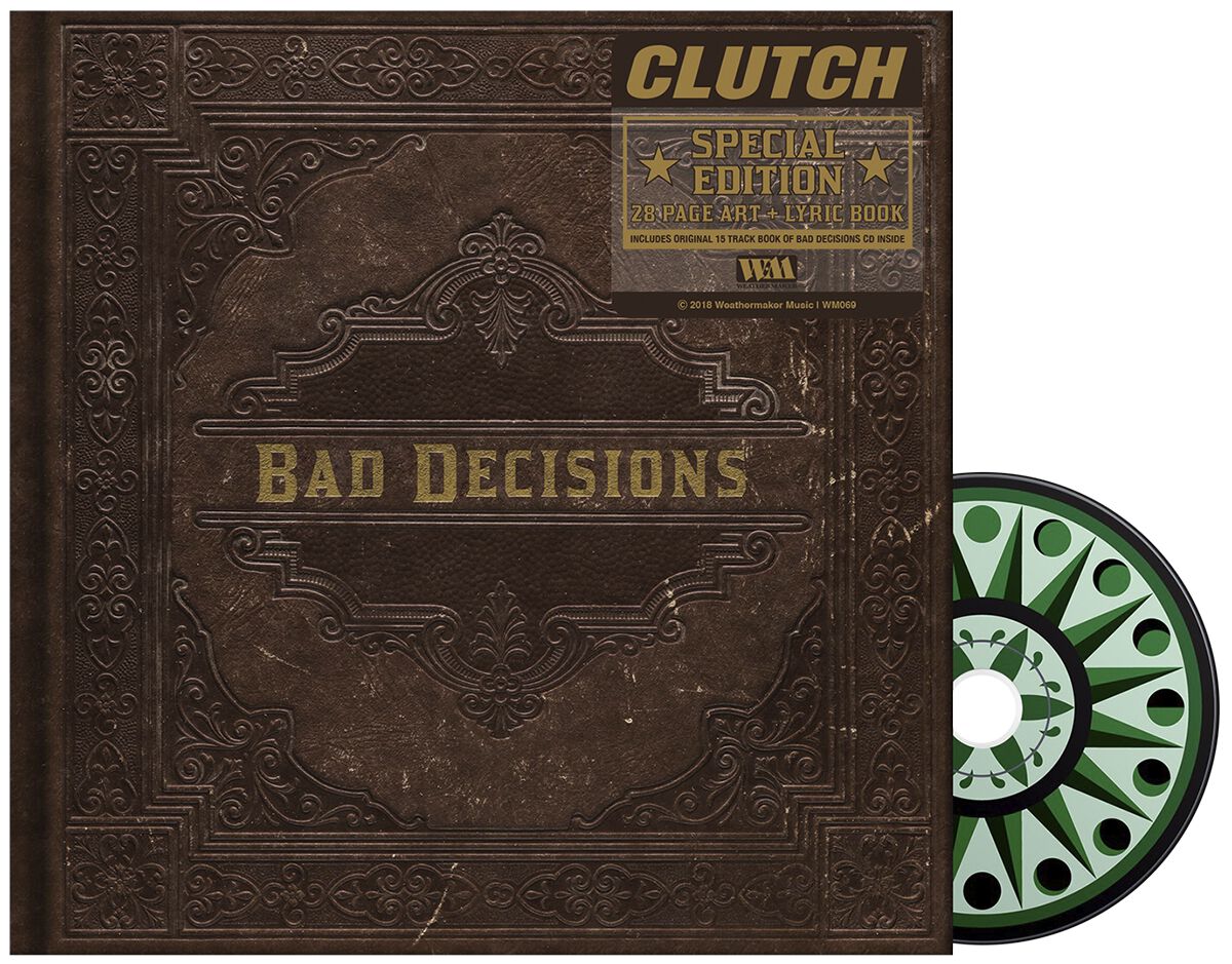 Book of bad decisions | Clutch CD | EMP