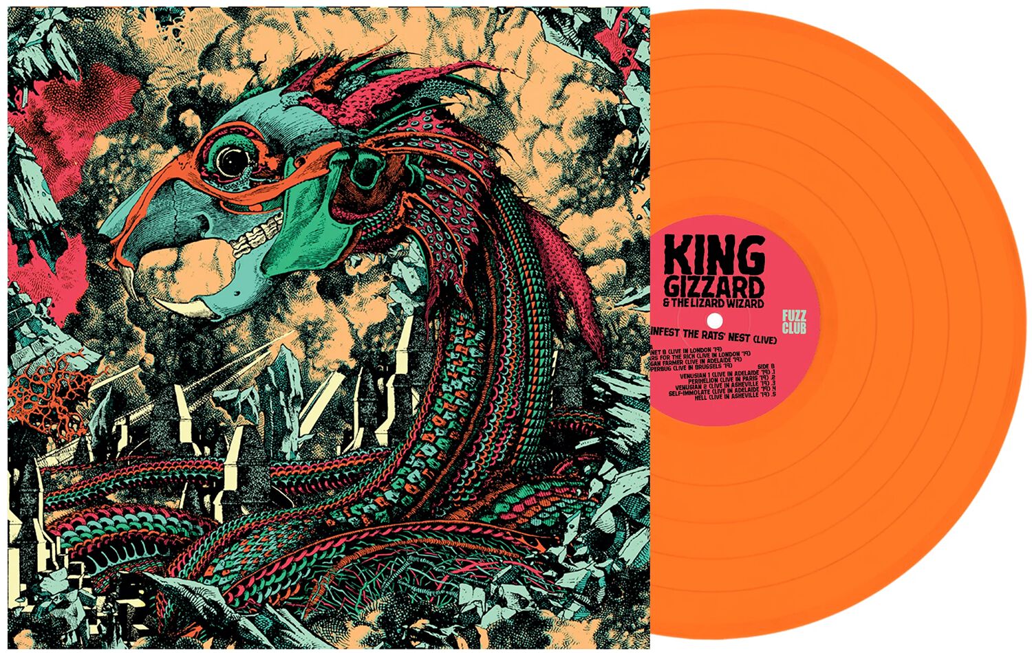 Infest the rats' nest live | King Gizzard & The Lizard Wizard LP | EMP