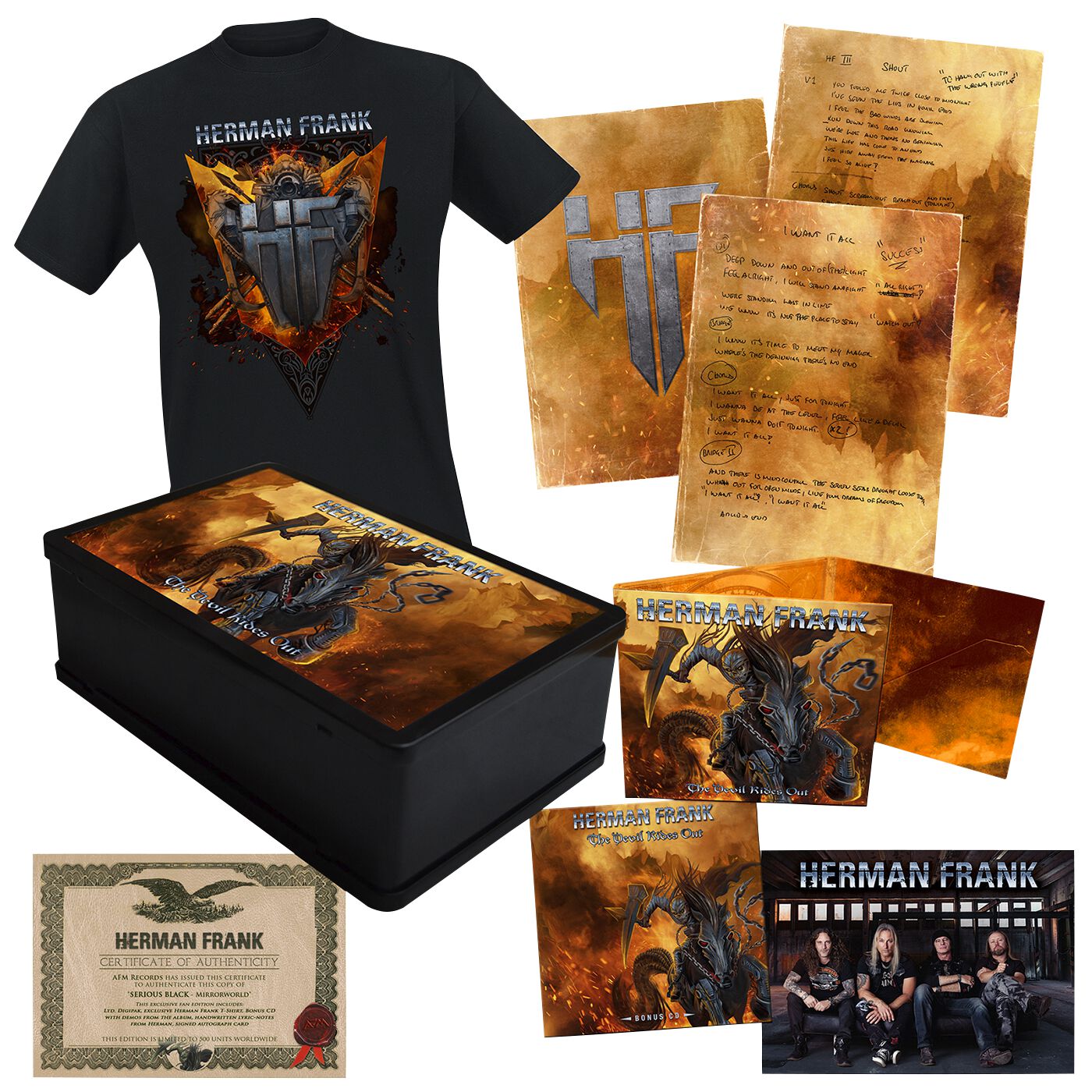 The devil rides out | Frank, Herman CD | EMP