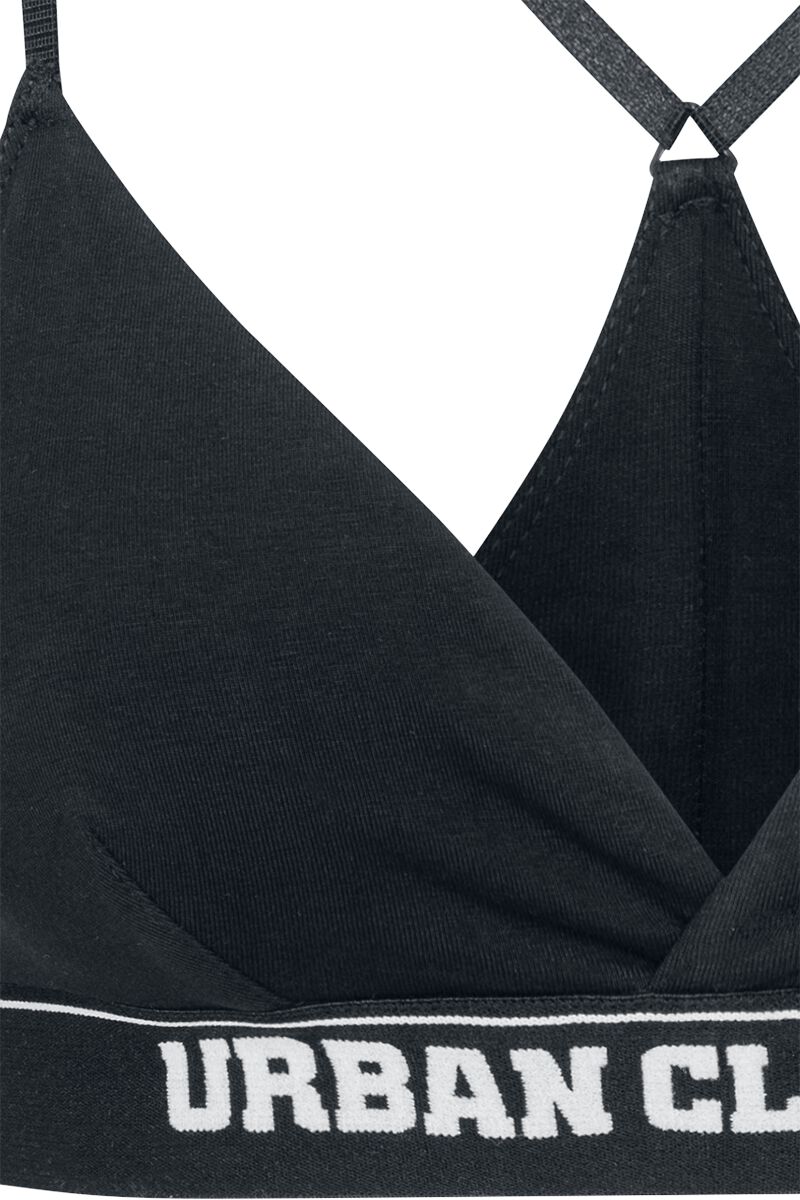 Ladies Triangle Logo Bra | Urban Classics Bustier | EMP