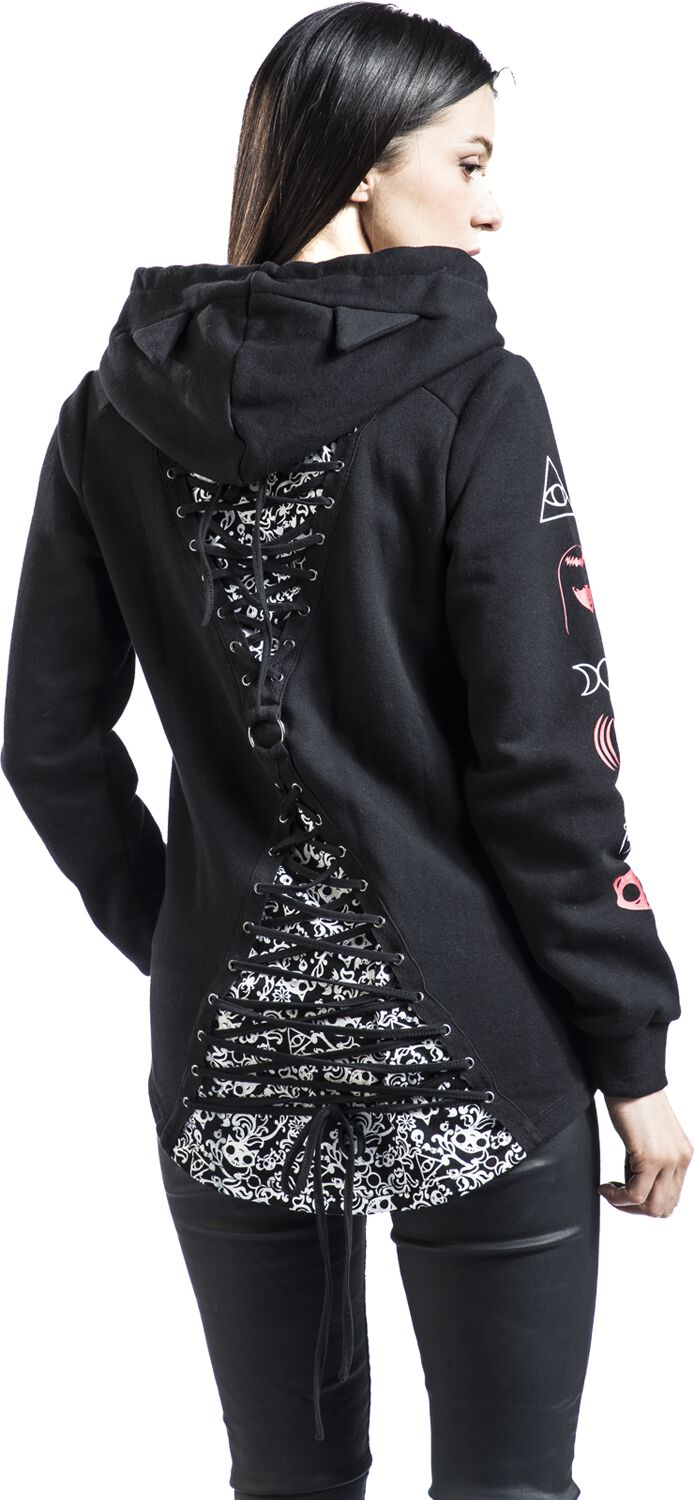 Gothicana X Emily The Strange Hoody Jacket | Gothicana by EMP ...