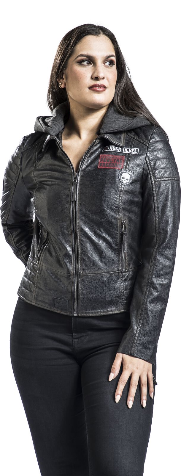 Rock Rebel X Route 66 - Leather Jacket | Rock Rebel by EMP Lederjacke | EMP