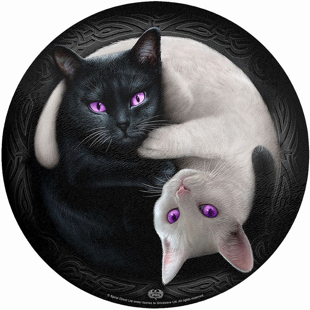 Ying Yang Cats | Spiral Schneidebrett | EMP